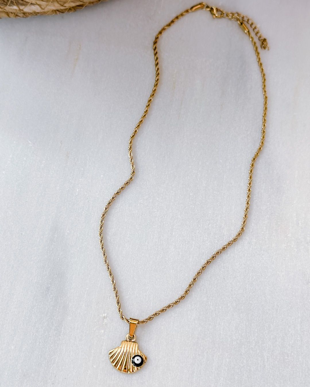 Shell necklace for women | dimitrasworkshop.com